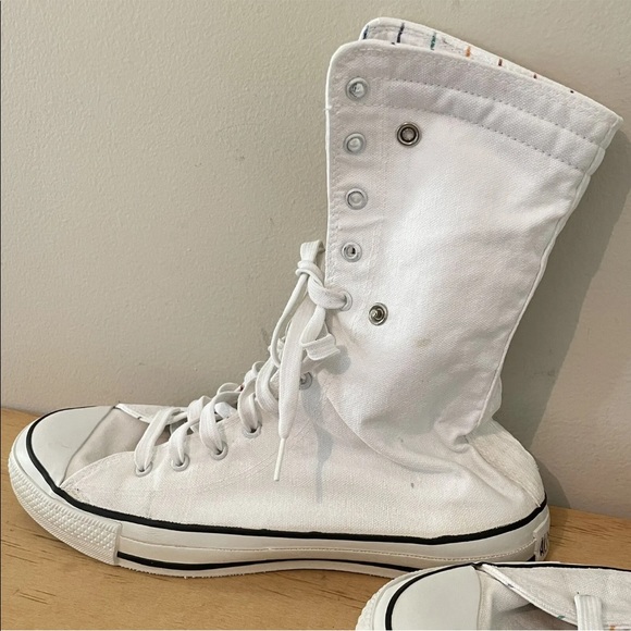Converse | Shoes | Converse Vintage Snap Fold Down Hi High Top Sneakers ...